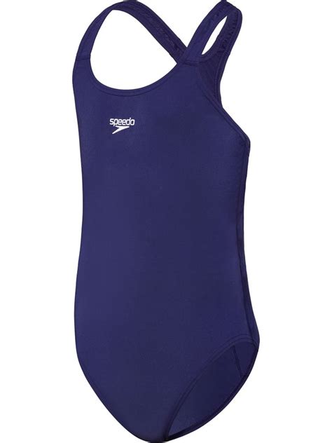 Speedo Medalist One Piece Girls Navy