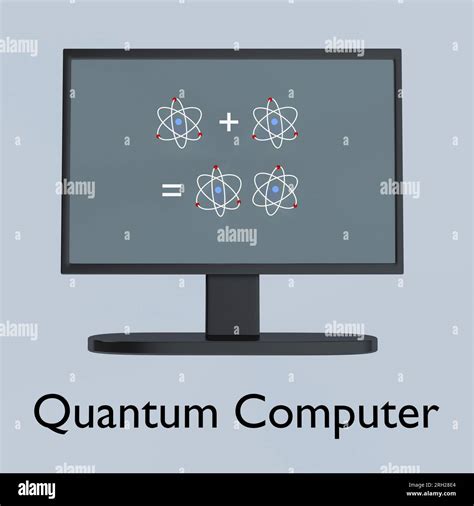 D Illustration Of A Pc Screen Displaying A Symbolic Equation