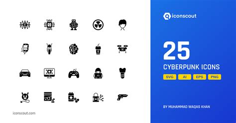 Download Cyberpunk Icon Pack Available In Svg Png And Icon Fonts