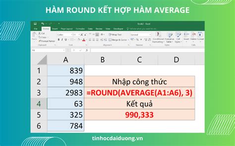 5 Cách Dùng Hàm Round Trong Excel Có Ví Dụ Chi Tiết Tin Học Đại Dương