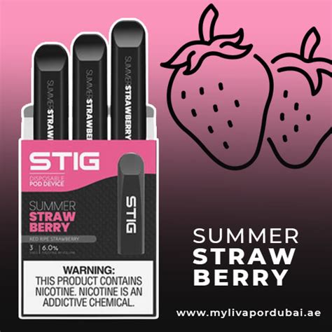 Stig VGOD Summer Strawberry Disposable Vape Sharjah Dubai Abu Dhabi