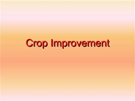 Tree Improvement Introduction Lecture Ppt Ppt