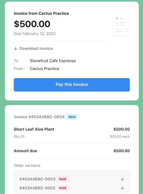 Edit Invoices Stripe Documentation