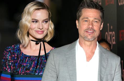 Brad Pitts Crush On Married Margot Robbie Exposed