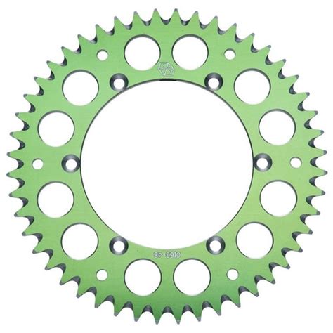 Primary Drive Rear Aluminum Sprocket 51 Tooth Green For Kawasaki Kx250f
