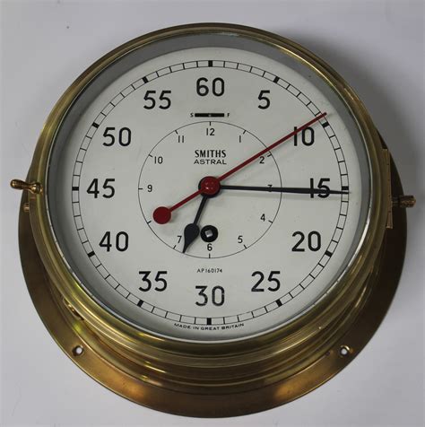 A Mid 20th Century Brass Circular Cased Admiralty Pattern Ships