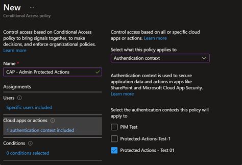 Protected Actions In Azure Ad Ems Route