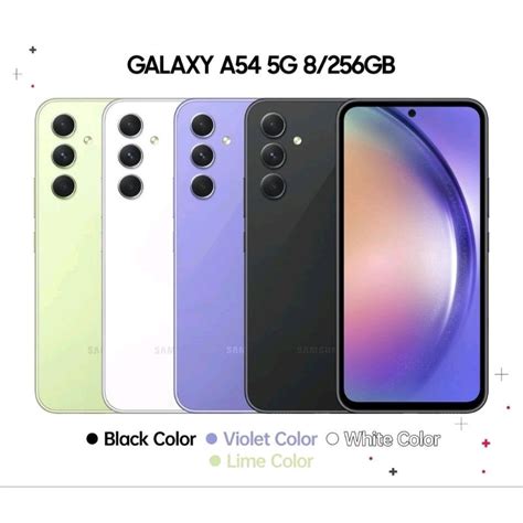 Jual Samsung Galaxy A54 5G 8 256gb New Segel Garansi Resmi 1 Tahun