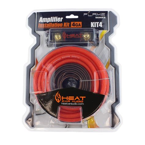Kit4 4ga Amplifier Installation Kit Heat Car Audio