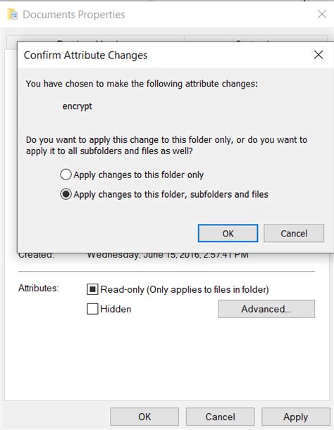 Encryption Windows Has Started Encrypting All My Newly Created Files And Folders By Default