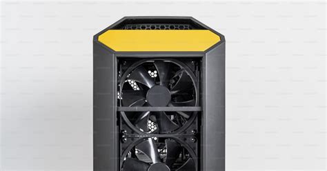 흰색 배경에 검은색과 노란색 컴퓨터 케이스 사진 Unsplash의 하드웨어 이미지