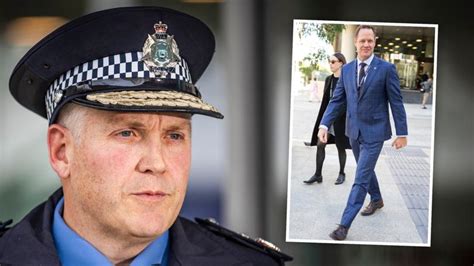 Cameron Blaine Police Commissioner Col Blanch Says Detective Stood