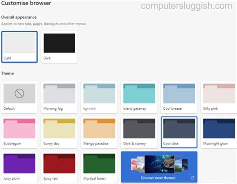 How To Customise Microsoft Edge Give It A Fresh New Look ComputerSluggish