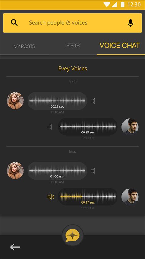 Voices Mobile Application Design On Behance