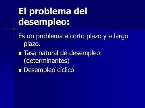 Ppt El Desempleo Powerpoint Presentation Free Download Id4562409