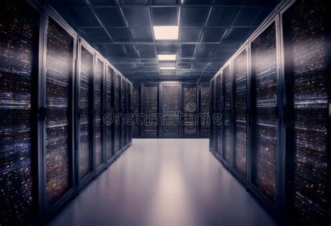 Network Data Center Computer Art Room Server Racks Security Neural Datum Rack Web Cloud Storage