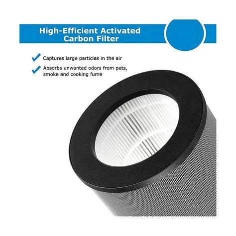 4 Pack Replacement Filter For Tt Ap006 Air Purifier 3 In 1 H13 True