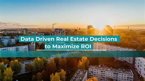 Data Driven Real Estate Decision Pptx