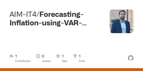 Github Aim It4 Forecasting Inflation Using Var Model