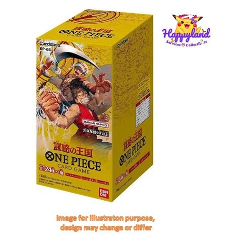 One Piece Card Game Kingdom Of Intrigue Booster Box Op04 Jap Shopee