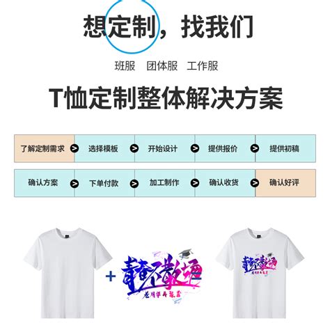 团队工作服t恤定制logo印字纯棉圆领短袖定做高端班服半袖广告衫 虎窝淘