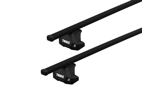 Thule Squarebar Evo Black 2 Bar Roof Rack For Toyota Bz4x 5dr Suv With