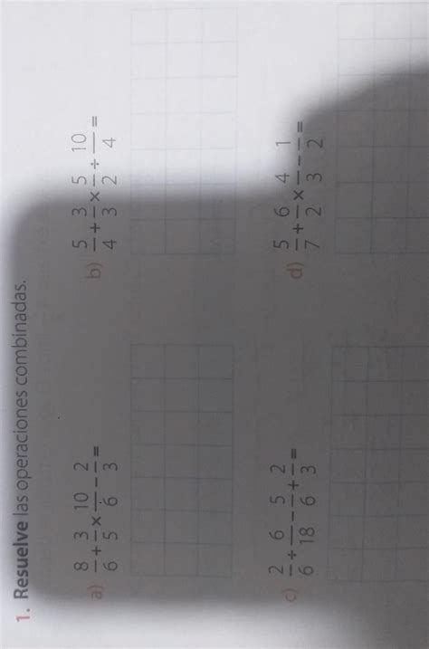 1 Resuelve Las Operaciones Combinadas Brainly Lat