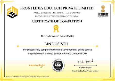 Bindu Sistu On Linkedin Webdevelopment Certificatecompletion