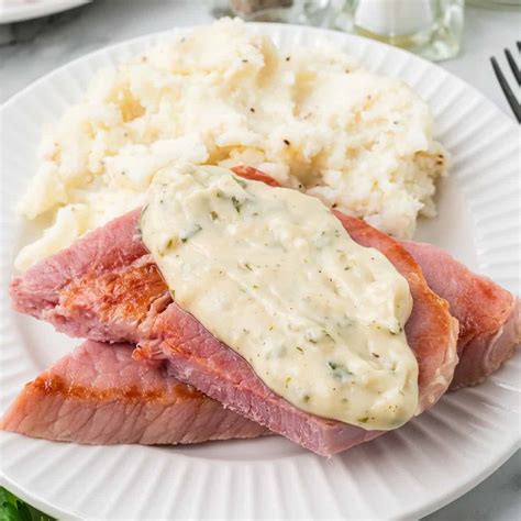 Ham With Creamy Herb Sauce Recipe Cart Recipe Cart