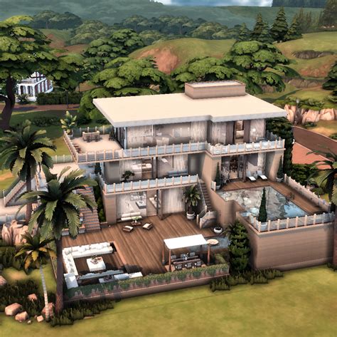 Interior Modern Villa Sims 4 Renovating A Willow Creek Home Using The