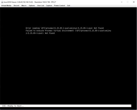 Power Loss Now Not Booting R Proxmox