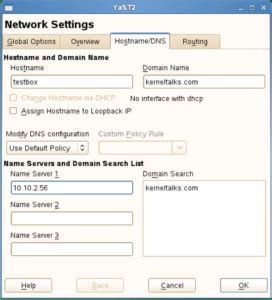 How To Configure Nameserver In Linux Kernel Talks