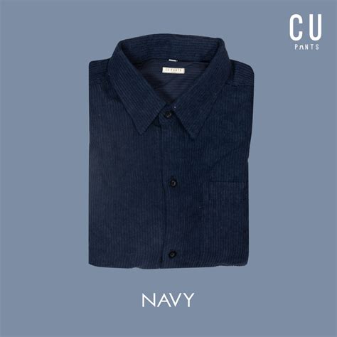 Cu Pants เสื้อเชิ้ตแขนยาว เสื้อลูกฟูก หนา นุ่ม ใส่สบาย 8 สี รุ่น Coduroy Shirt Shopee Thailand