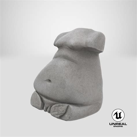 Male Torso Statue 3d Model Turbosquid 1972662