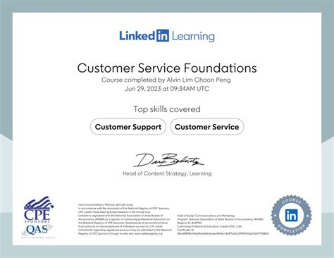 Alvin Lim Choon Peng On Linkedin Certificate Of Completion