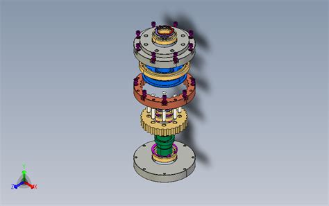 一种谐波发射器step 模型图纸下载 懒石网