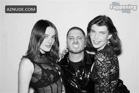 Charlotte Lawrence Sexy Flashes Her Hot Breasts With Friends In Beverly