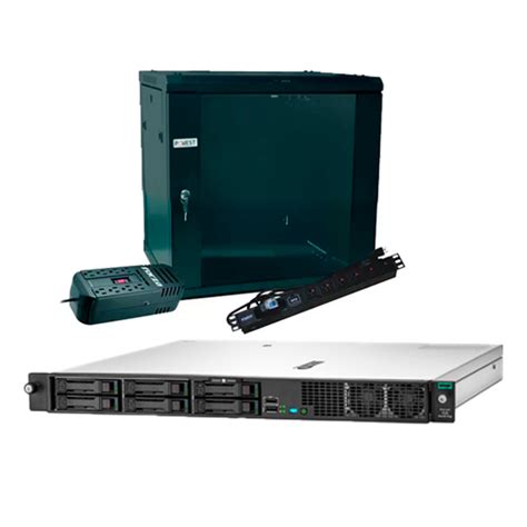 Data Center Pyme Hpe Dl20 G10 Ram 16gb Hdd 1tb Ssd 480gb Rack 9ur Bandeja Para Servidor