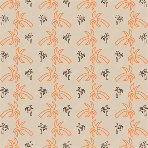 Premium Vector Palm Tree Trendy Vector Design Repeating Pattern Illustration Background
