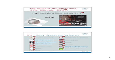 download pdf application of two dimensional x ray diffraction xrd