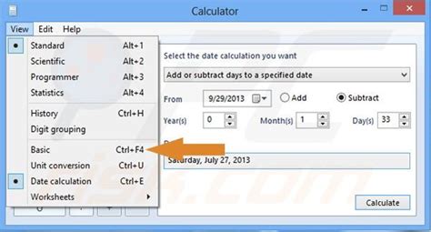 Windows Date Calculation