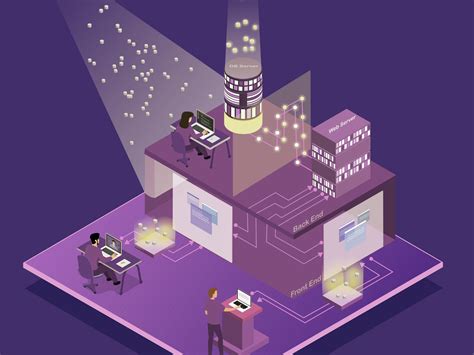 Denis Lim Illustration It회사 인트로페이지 일러스트