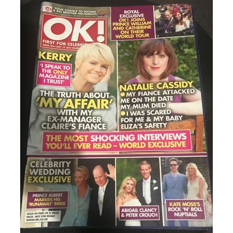 Ok Magazine Issue Natalie Cassidy