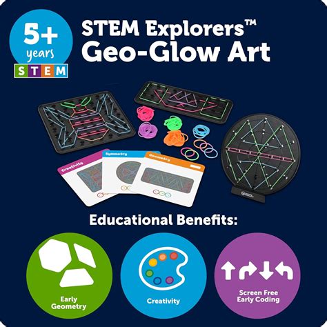 Learning Resources Stem Explorers Geo Glow Art Kit Australia Ubuy
