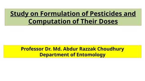 2 Pesticides Formulation And Computationpptx