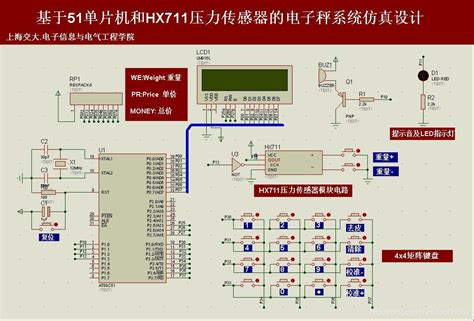 电子秤称重系统设计，hx711压力传感器，51单片机（proteus仿真、c程序、原理图、论文等全套资料）体重电子秤系统设计实验 Csdn博客