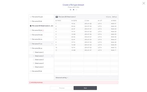 determining column count on file datasets · issue 1374 · metatron app