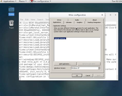 in a browser launch sofwares like notepad firefox not with x window