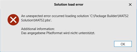 Solved Ni Package Builder Solution Load Error 16038 Format Of The