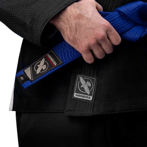 Hayabusa Essential Gold Weave Jiu Jitsu Gi Black Bjj Shop Singapore